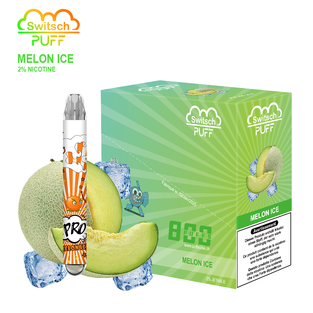 MELON ICE - Switsch PUFF 2%