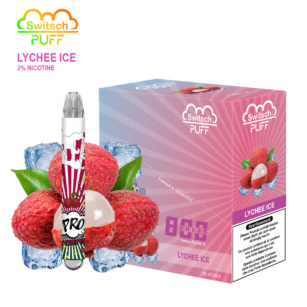 LYCHEE ICE - Switsch PUFF 2%