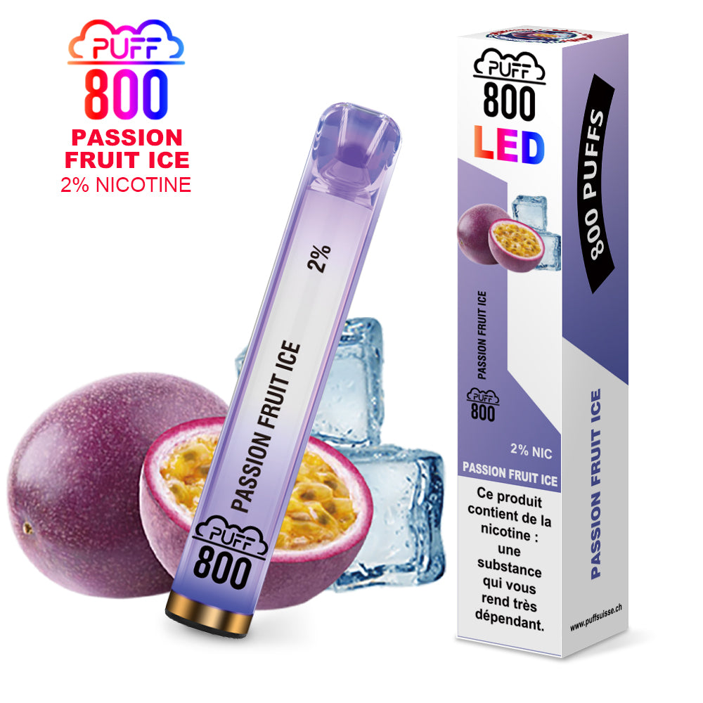 PASSION FRUIT ICE - Puff Crystal LED 2%